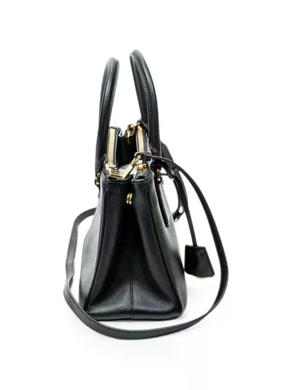 Prada Small Galleria Double-zip Tote Bag - Black