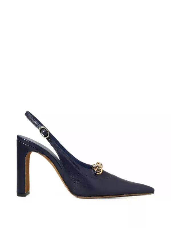 Tory Burch Runway Chain Slingback 95mm - Blue