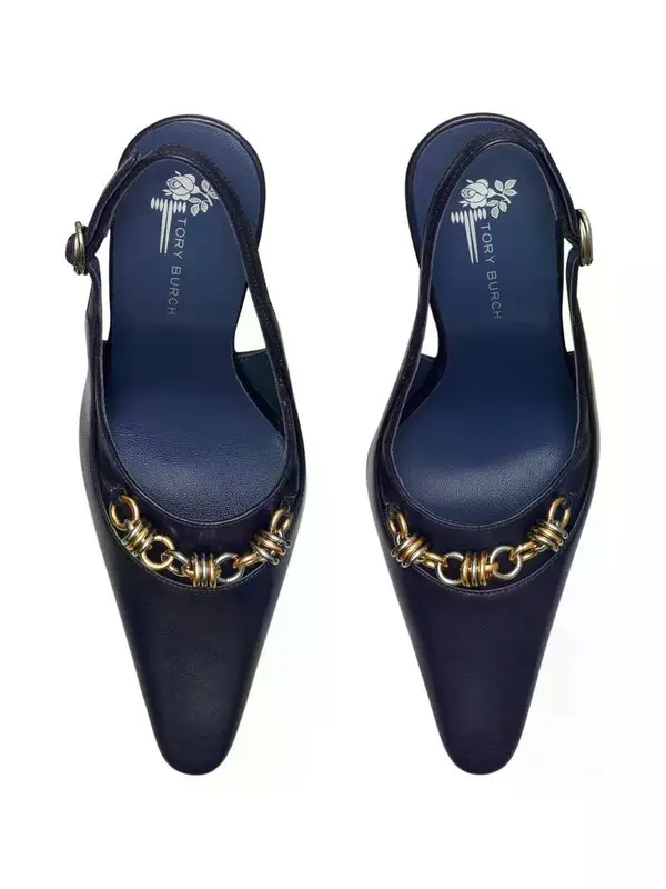 Tory Burch Runway Chain Slingback 95mm