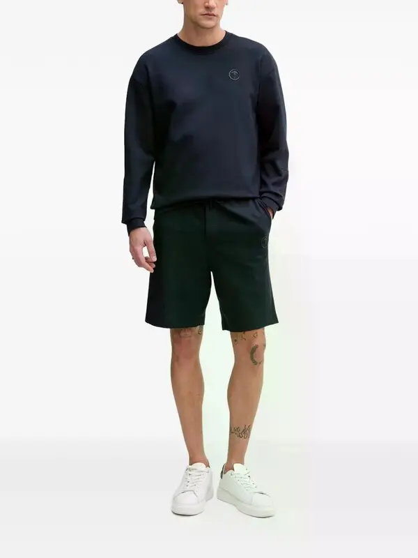 JOOP! Logo-patch Crew-neck Sweater - Blue