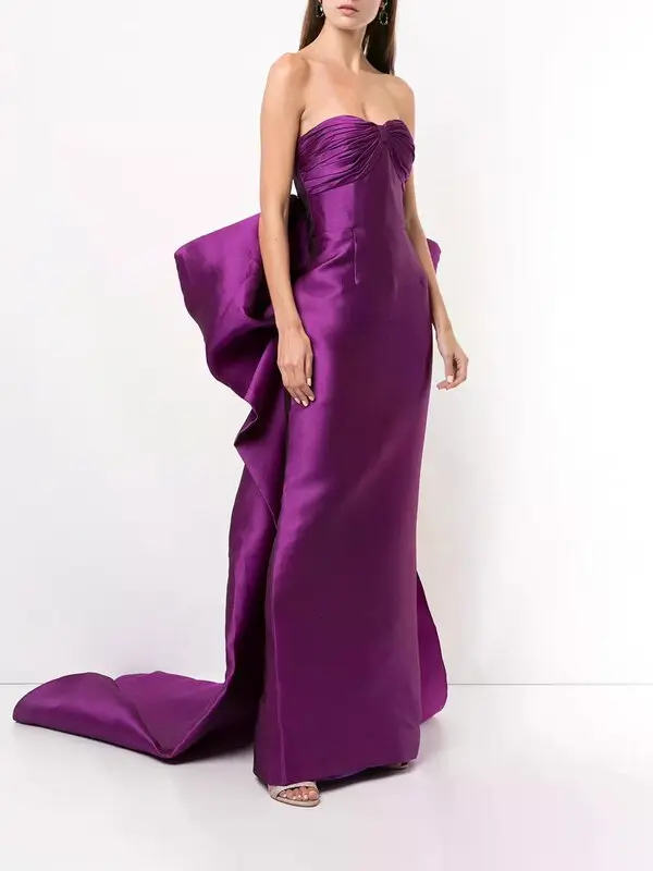 BAMBAH Ruby Pencil Bow Gown