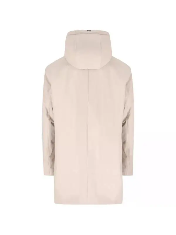 Herno Hooded Concealed-fastening Coat