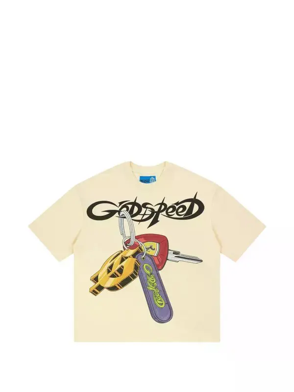 GODSPEED Graphic-print T-shirt - Neutrals