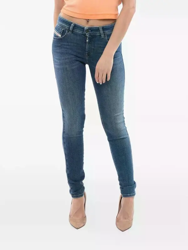 DIESEL® Slandy Super Skinny-fit Jeans - Blue