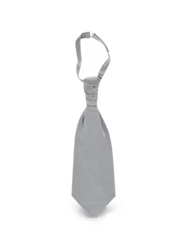 Corneliani Silk Ascot Tie - Grey