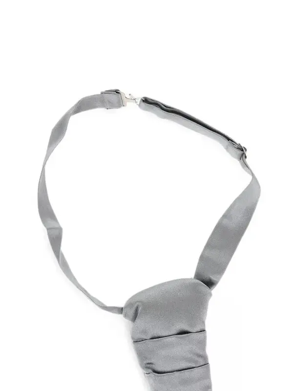 Corneliani Silk Ascot Tie - Grey