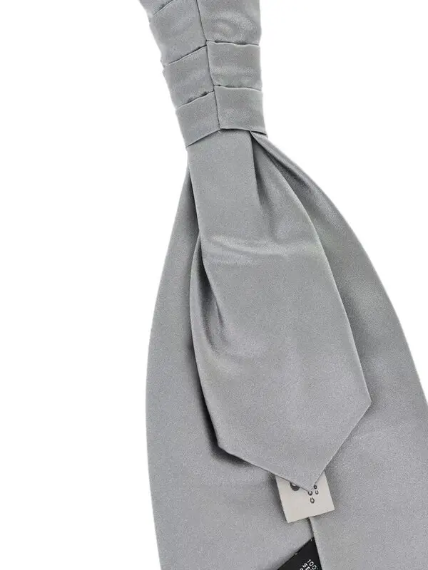 Corneliani Silk Ascot Tie - Grey