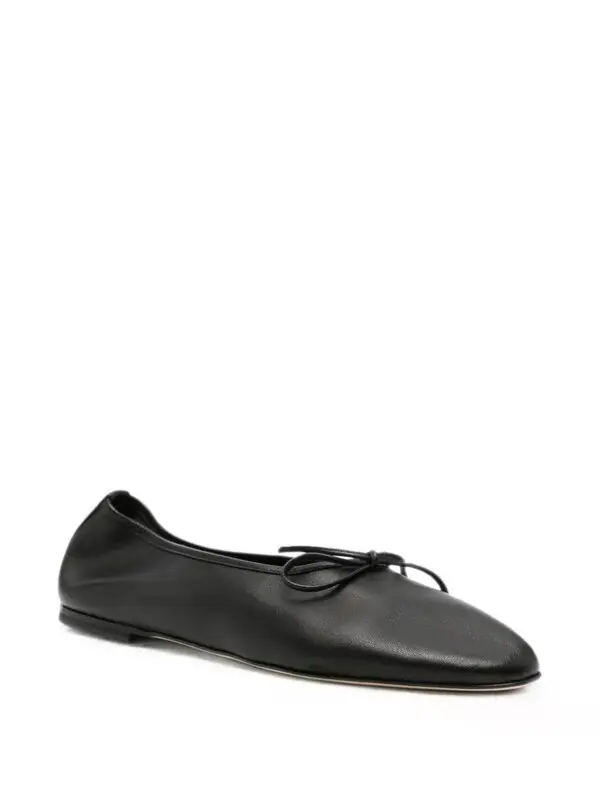 Dear Frances Bow-detail Ballet Flats