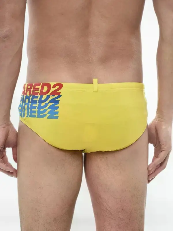Dsquared2 Logo-print Elasticated Swim Briefs