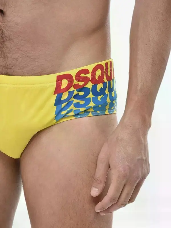 Dsquared2 Logo-print Elasticated Swim Briefs
