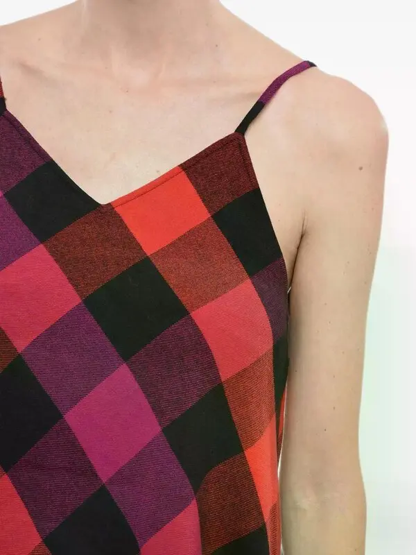 Woolrich Checked-pattern Midi Dress