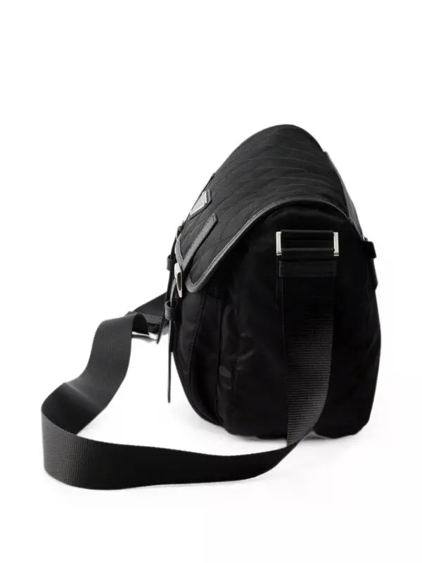 Prada Re-nylon Quilted Shoulder Bag With Saffiano Trim