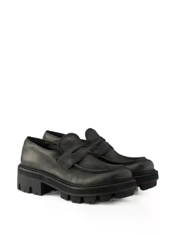 Prada Leather Loafers