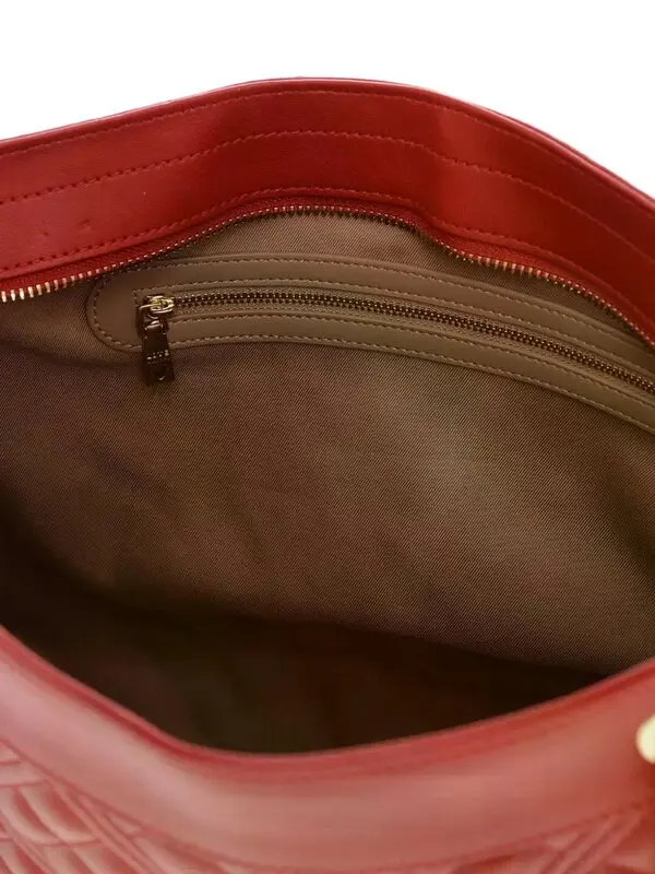 Moschino Quilted Logo-detail Shoulder Bag