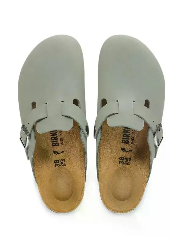 BIRKENSTOCK Boston Buckle Clogs - Green
