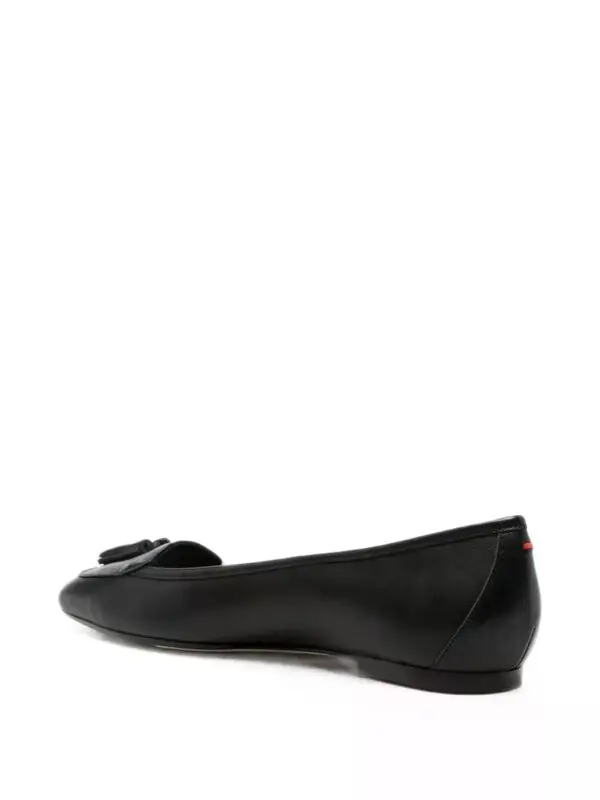 AeydĒ Tassel-detail Leather Ballet Flats
