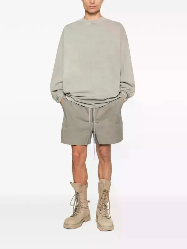 Rick Owens Exposed-zip Drawstring Shorts