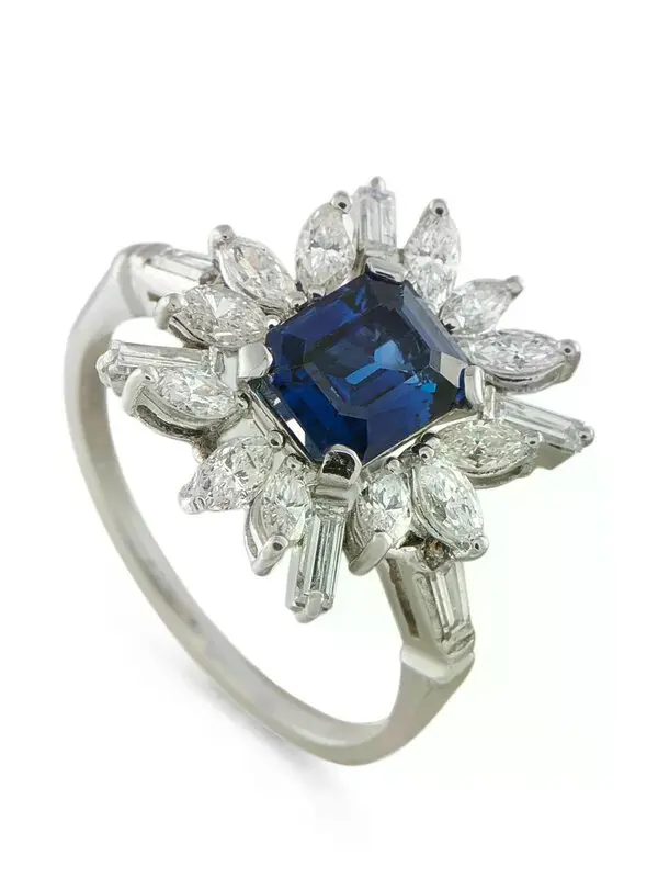 LB EXCLUSIVE Sapphire And Diamond Ring