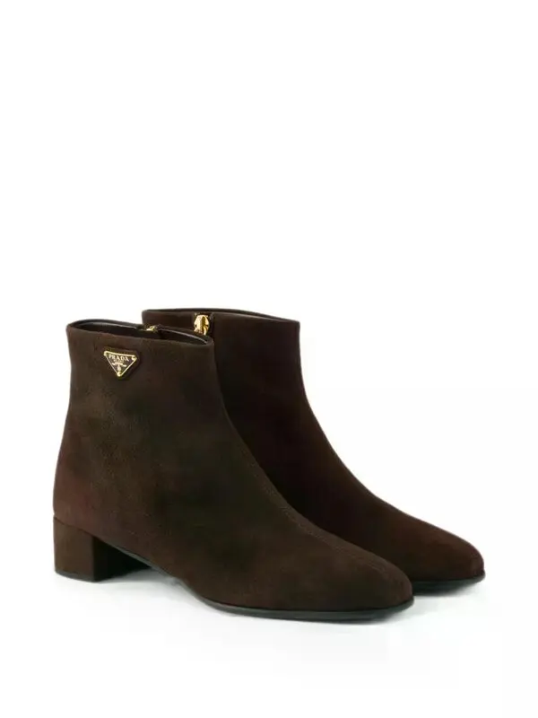 Prada Suede Booties