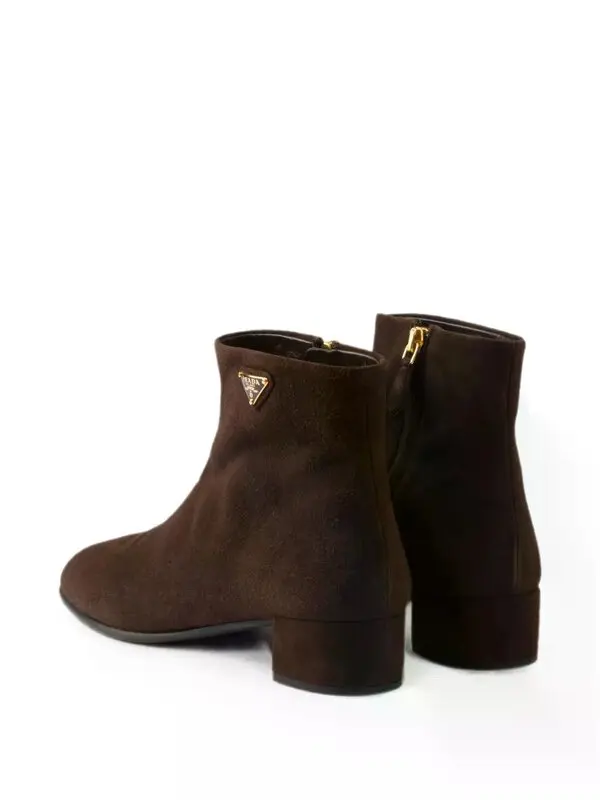 Prada Suede Booties