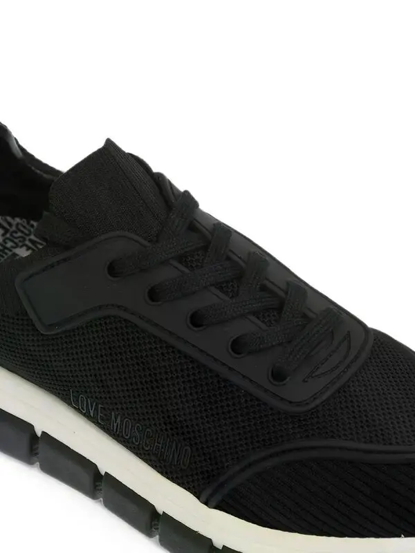 Moschino Perforated Track-sole Sneakers