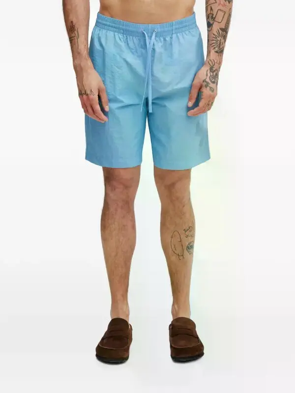 MAISON MARGIELA Drawstring-waist Swim Shorts - Blue