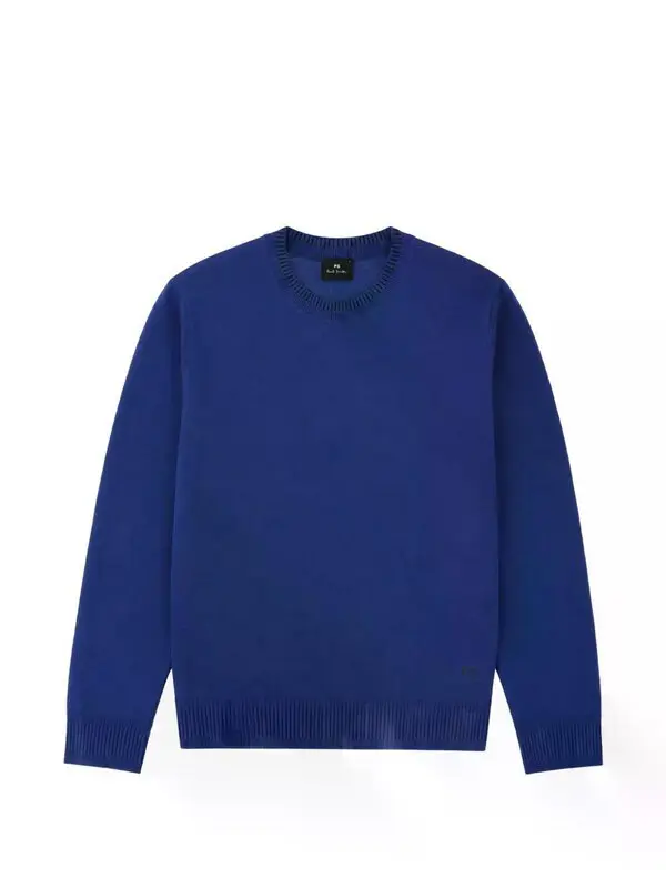 Paul Smith Merino-wool Crew-neck Sweater - Blue