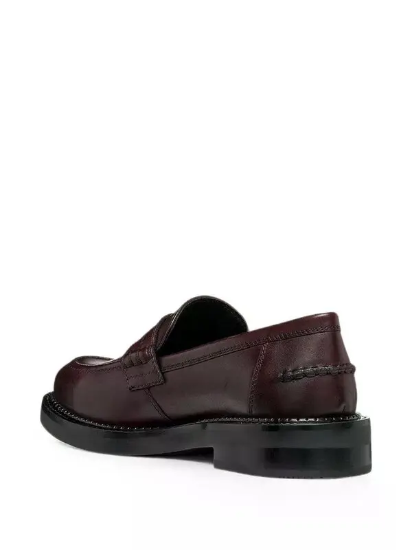 Geox Leather Penny Loafers