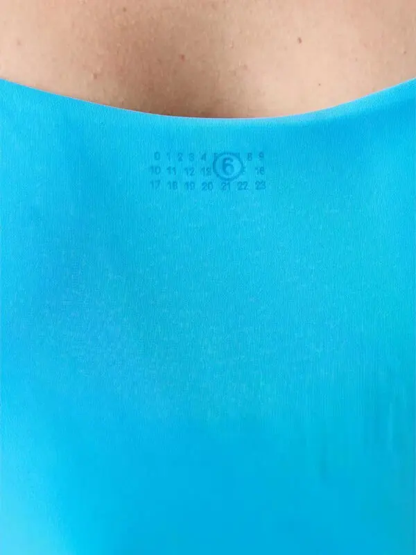 MAISON MARGIELA Scoop-neck Swimsuit - Blue