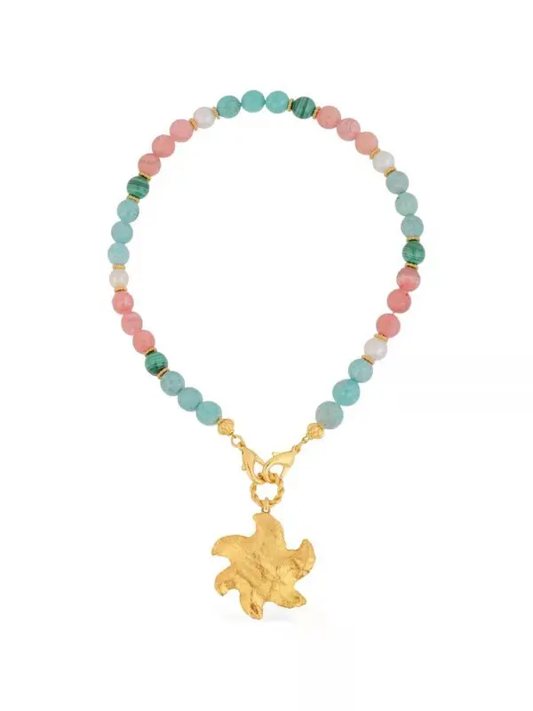 Sylvia Toledano Multi-stone Star-pendant Necklace - Gold