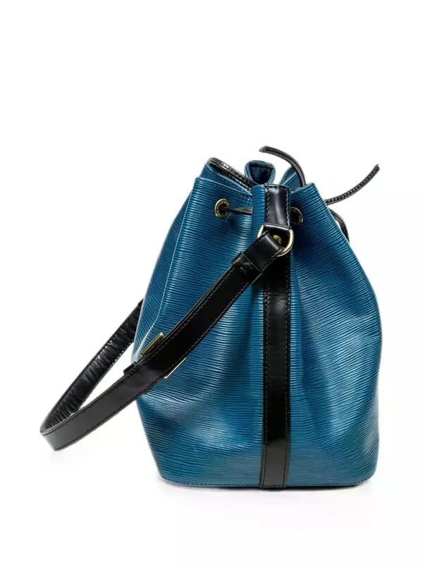 LOUIS VUITTON Pm Noe Leather Bucket Bag - Blue