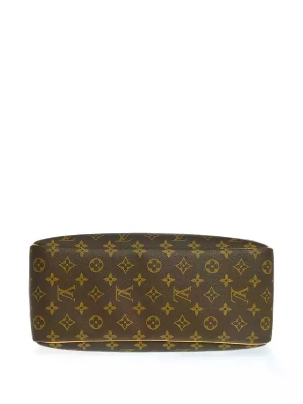 LOUIS VUITTON 1998 Monogram Deauville Handbag - Brown