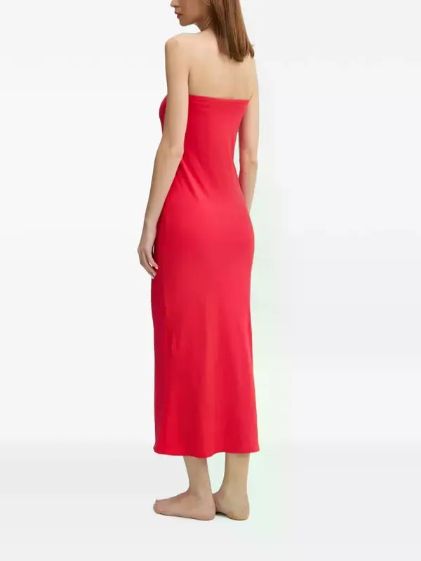 Bond Eye Strapless Maxi Beach Dress