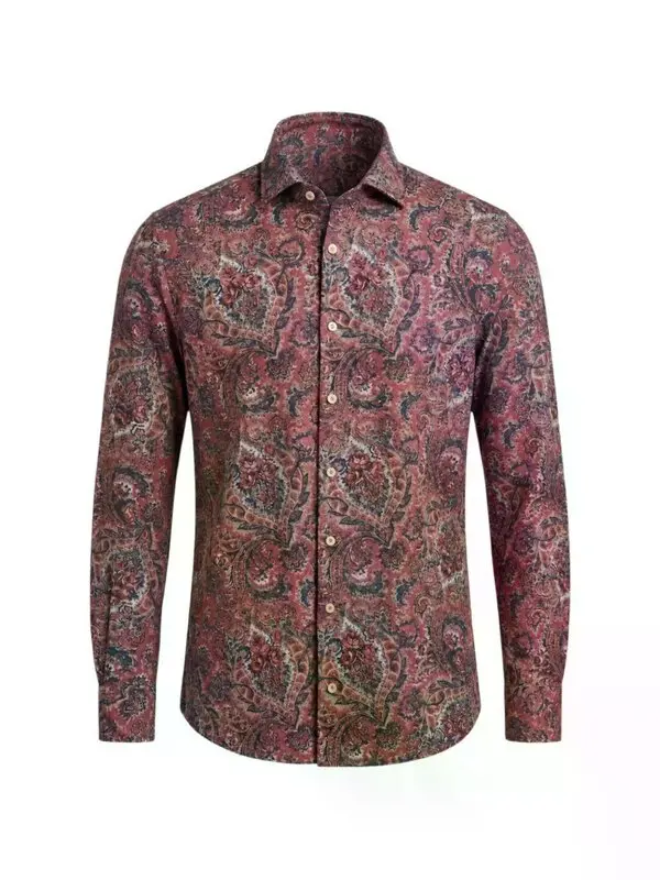 XACUS Paisley-print Shirt - Red