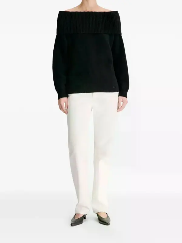 Loulou De Saison Sibyl Off-the-shoulder Sweater