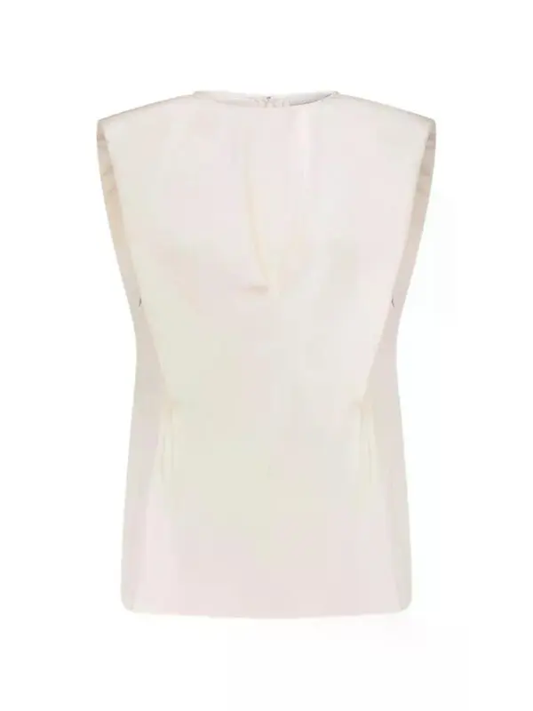 Loulou De Saison Cory Pleat-detail Top - Neutrals