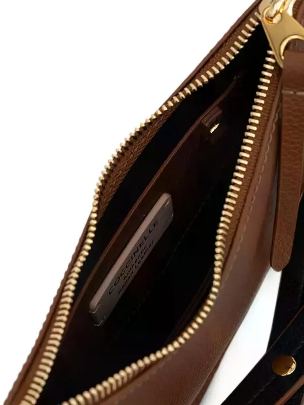 COCCINELLE Small Sunup Pebbled Shoulder Bag