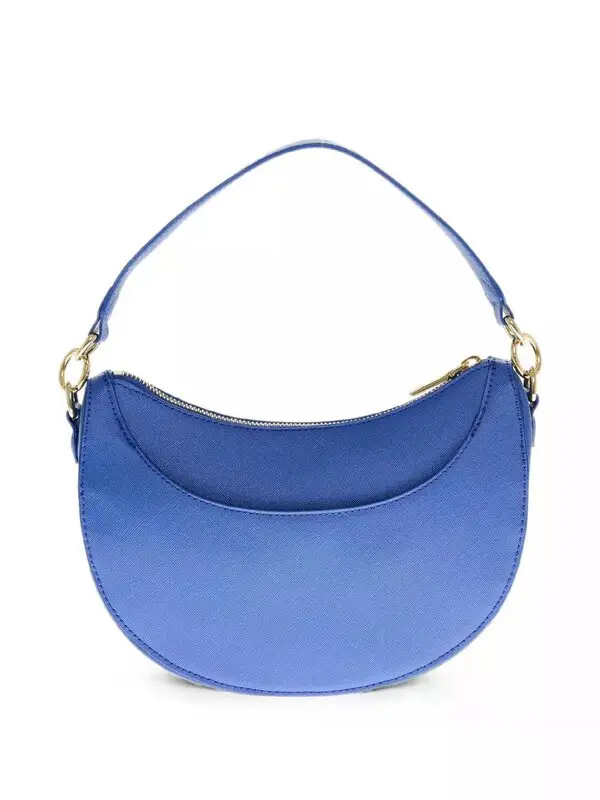 Moschino Saffiano-effect Heart-patch Small Shoulder Bag