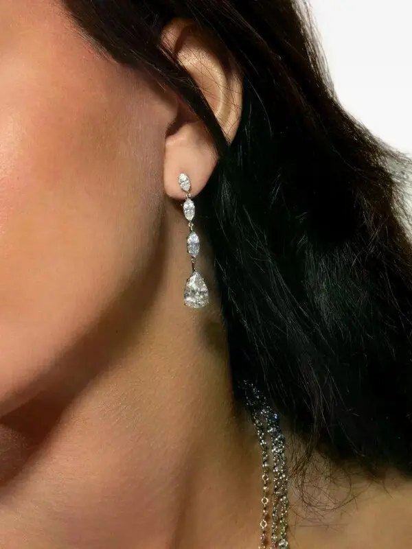 FANTASIA BY DESERIO Marquise Pear-drop Earrings