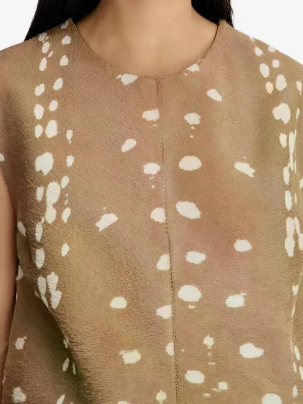 Loulou De Saison Sleeveless Leather Blouse