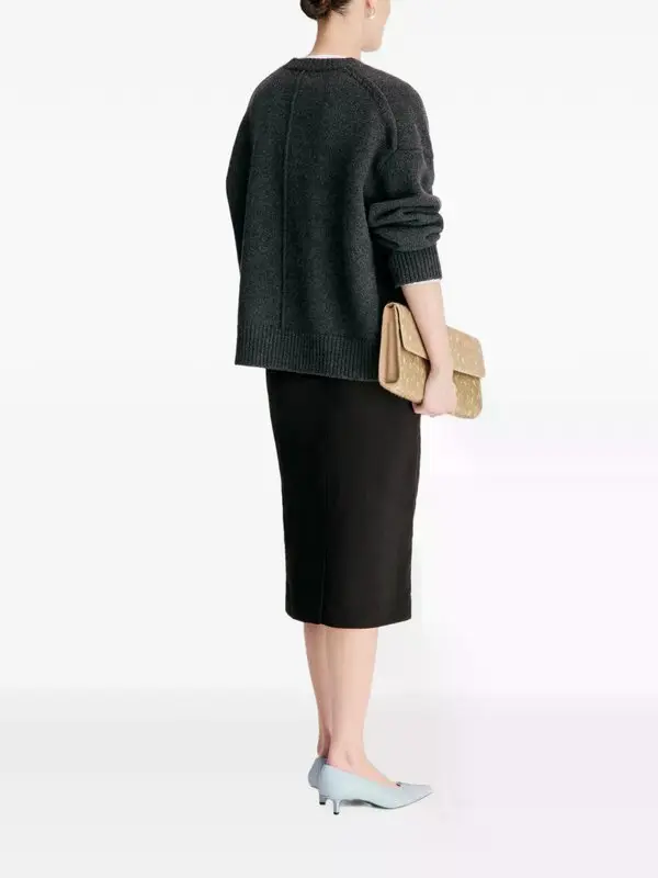 Loulou De Saison Cashmere Drop-shoulder Jumper