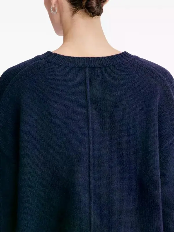 Loulou De Saison Pia Lds Oversized Cashmere Jumper - Blue