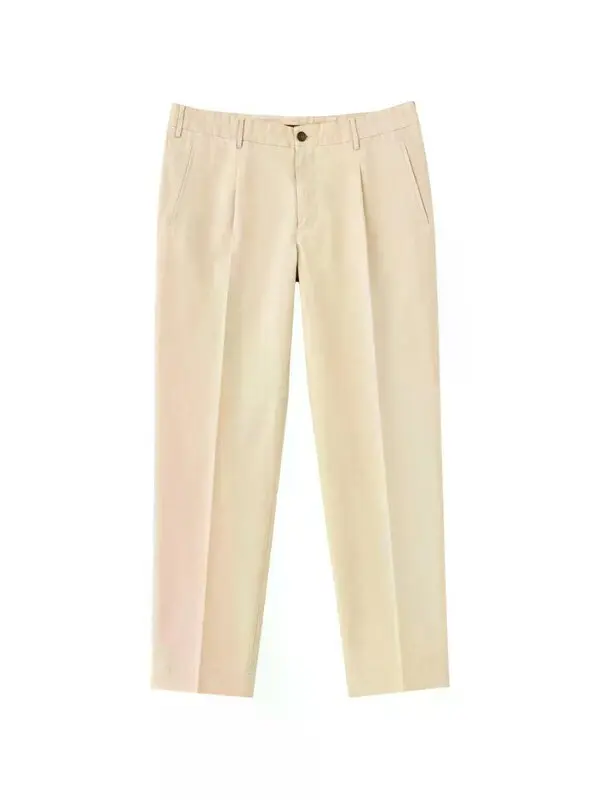 Incotex Pressed-crease Trousers - Neutrals