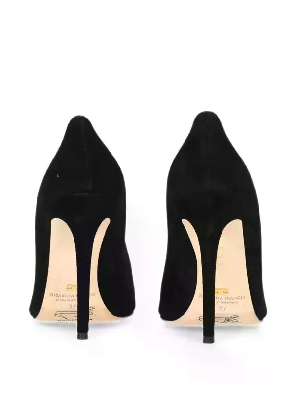 Elisabetta Franchi Buckle-detail Pointed-toe Pumps - Black