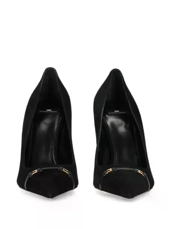 Elisabetta Franchi Buckle-detail Pointed-toe Pumps - Black