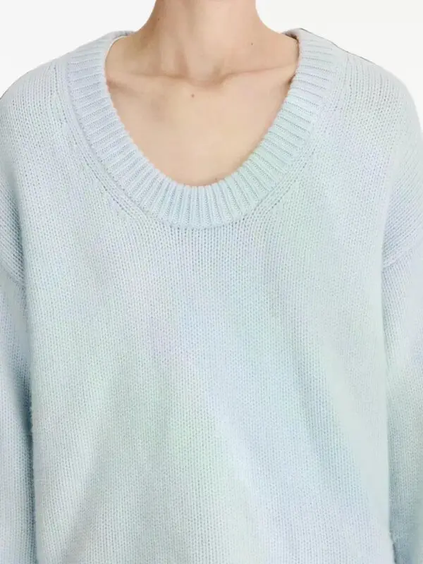 Loulou De Saison Derry Cashmere U-neck Sweater