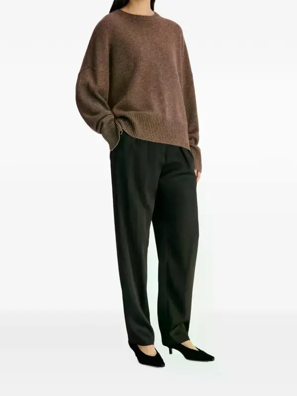 Loulou De Saison Cashmere Crew Neck Sweater - Brown