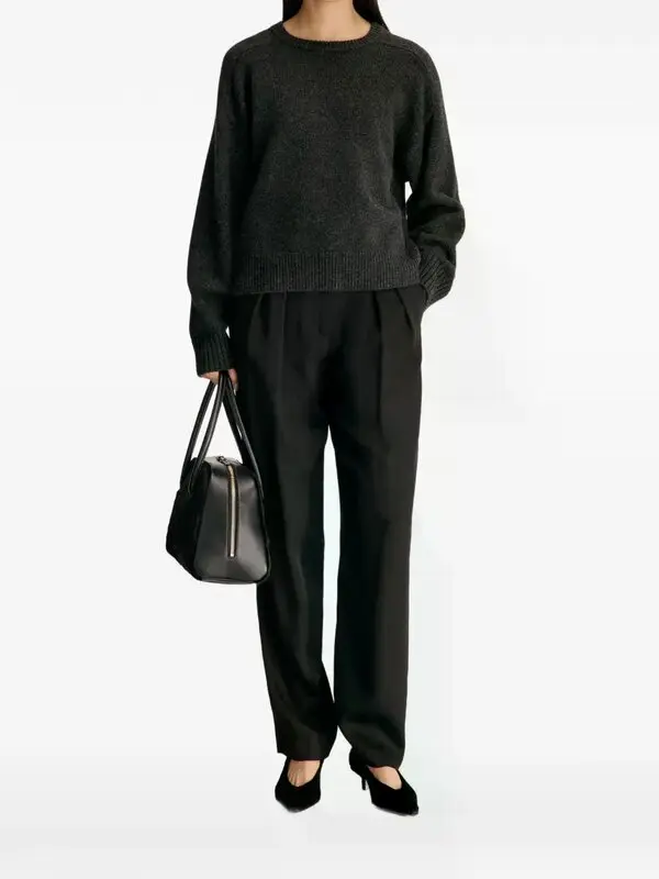 Loulou De Saison Breha Crew-neck Sweater - Grey