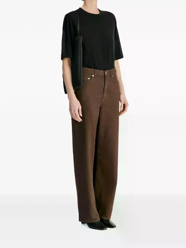 Loulou De Saison Mico Low-rise Wide-leg Jeans