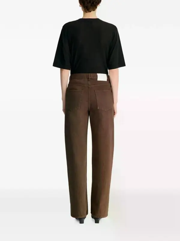 Loulou De Saison Mico Low-rise Wide-leg Jeans